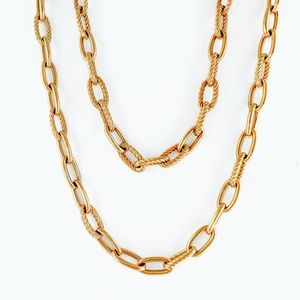 Jewelry | 14k Italian Yellow Gold Polished And Braided Interlocking ...